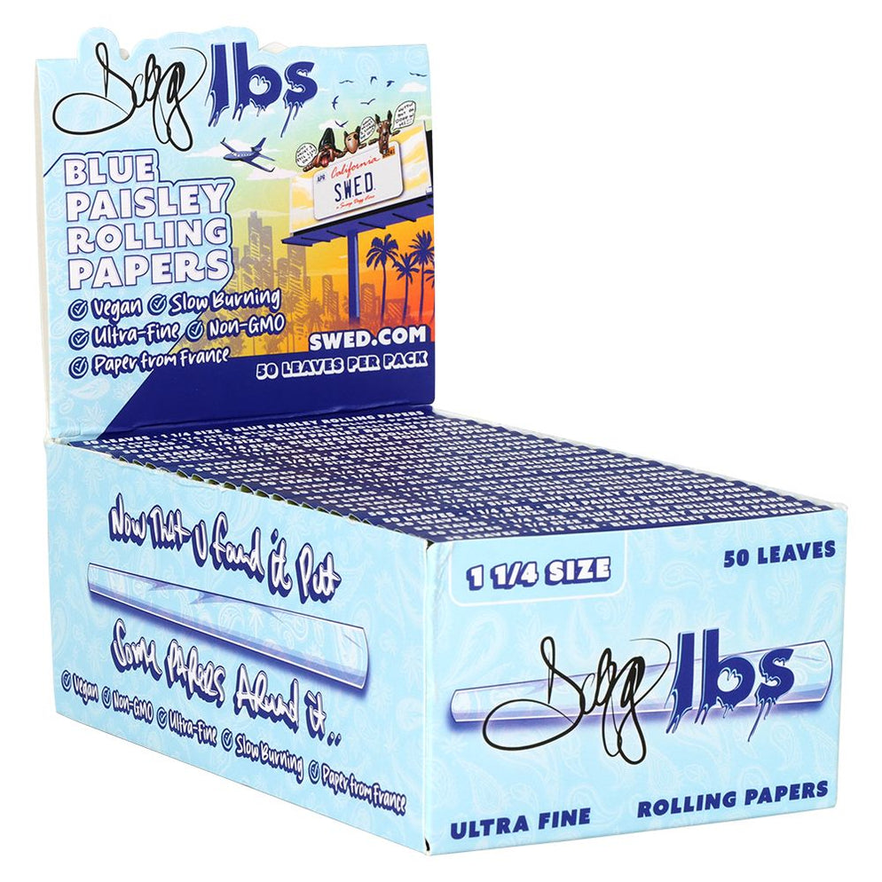 Snoop Dogg Official Rolling Papers Blue Paisley Rolling Papers | 1 1/4 ...