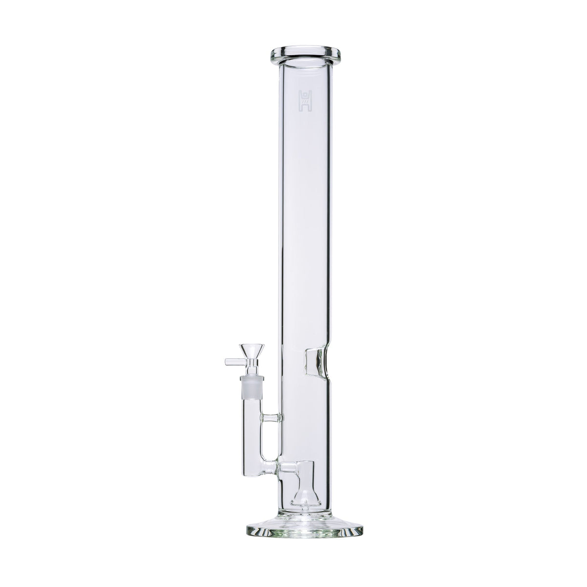 Human Grade 18" Tube Straight Glass Water Pipe — Kush Cargo