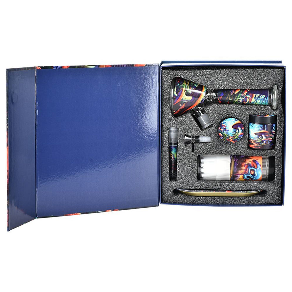 Forest Beaker Water Pipe Smoking Set | Smoking Bundle Set — Kush Cargo