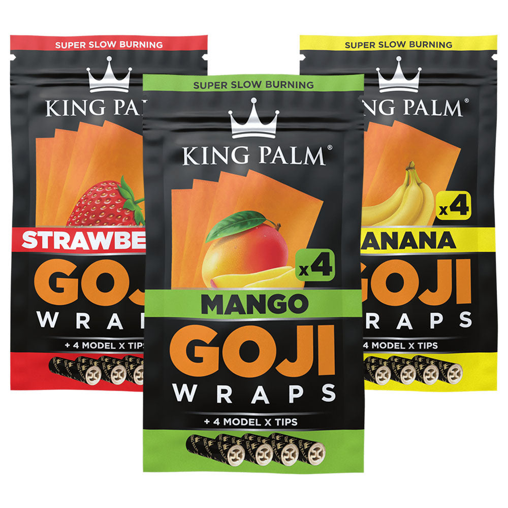 King Palm | Goji Berry Natural Blunt Wrap | 5 Flavors To Choose From ...