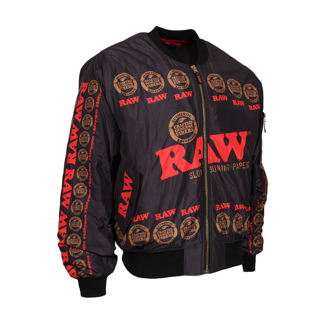 RAW Flight Jacket - limited edition piece of Official RAW — Kush Cargo