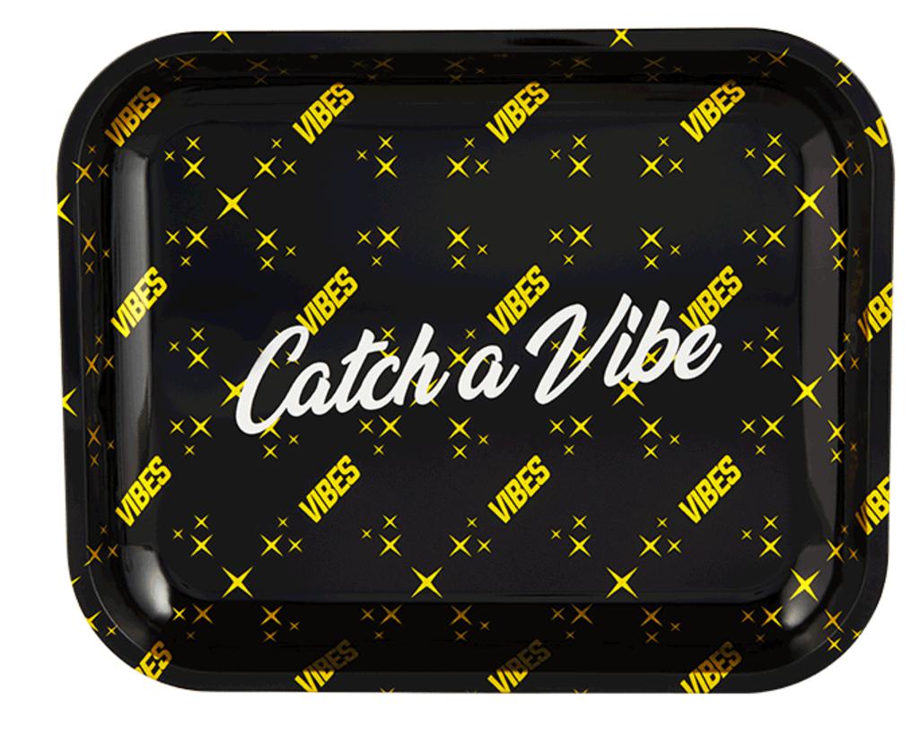 VIBES Catch A Vibe Rolling Tray - 3 Sizes — Kush Cargo