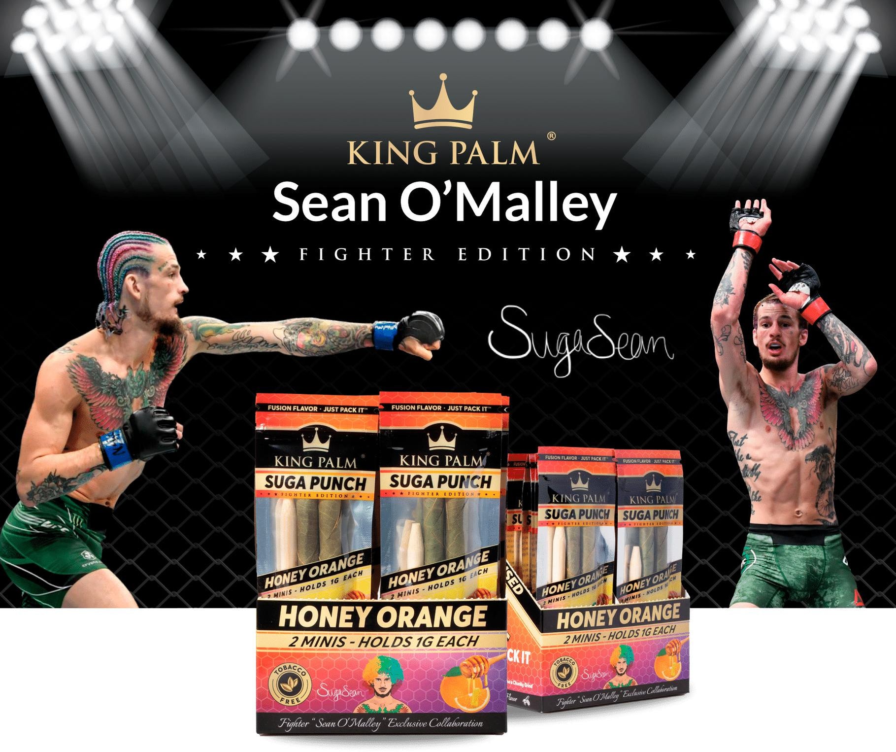 King Palm x Suga Sean Suga Punch Honey Orange Mini — Kush Cargo