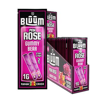 BLUUM Wild Flower Mini Roll Blunt Wraps – 5 Unique Floral Flavors ...