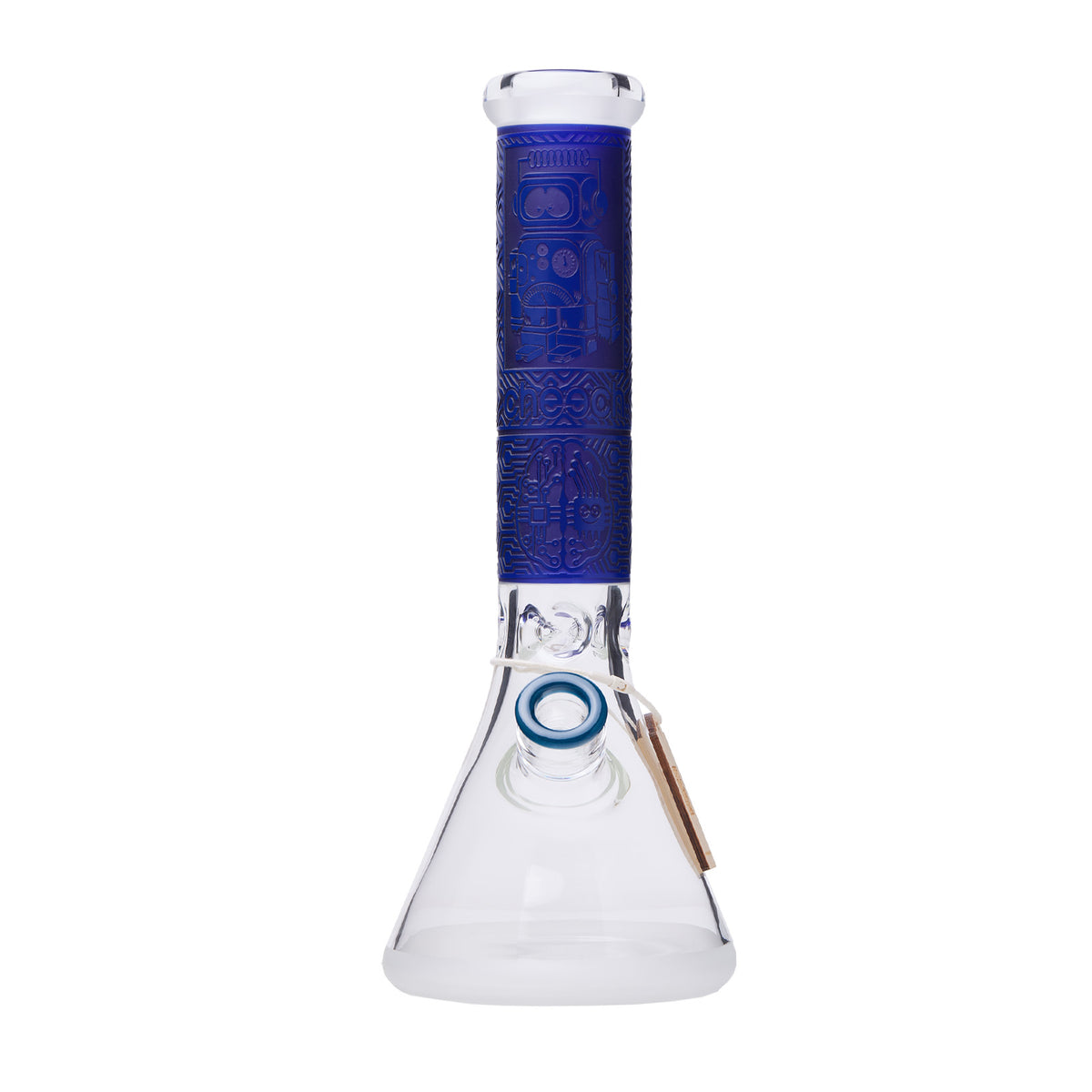 Cheech Glass 14" Mind Of A Robot Beaker Bong – Intricate Robot Design ...