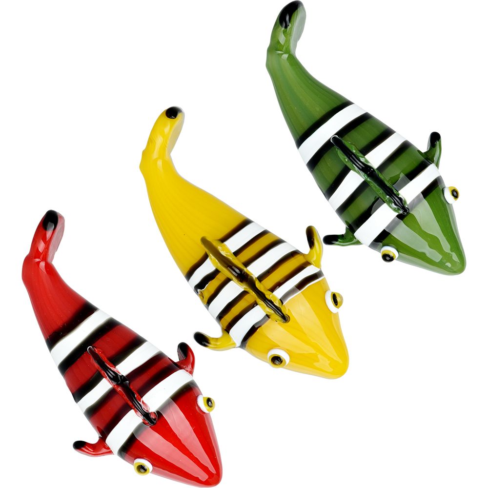 Clownfish Glass Hand Pipe – 4" | Unique & Colorful Smoking Accessories ...