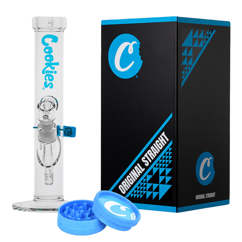 Cookies Straight Tube Bong with Hemp Grinder | Official Cookies Gear ...