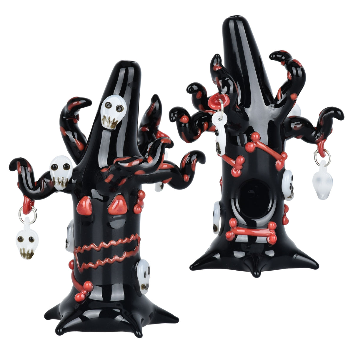 Halloween Tree Glass Hand Pipe 5" – Spooky Novelty Pipe — Kush Cargo