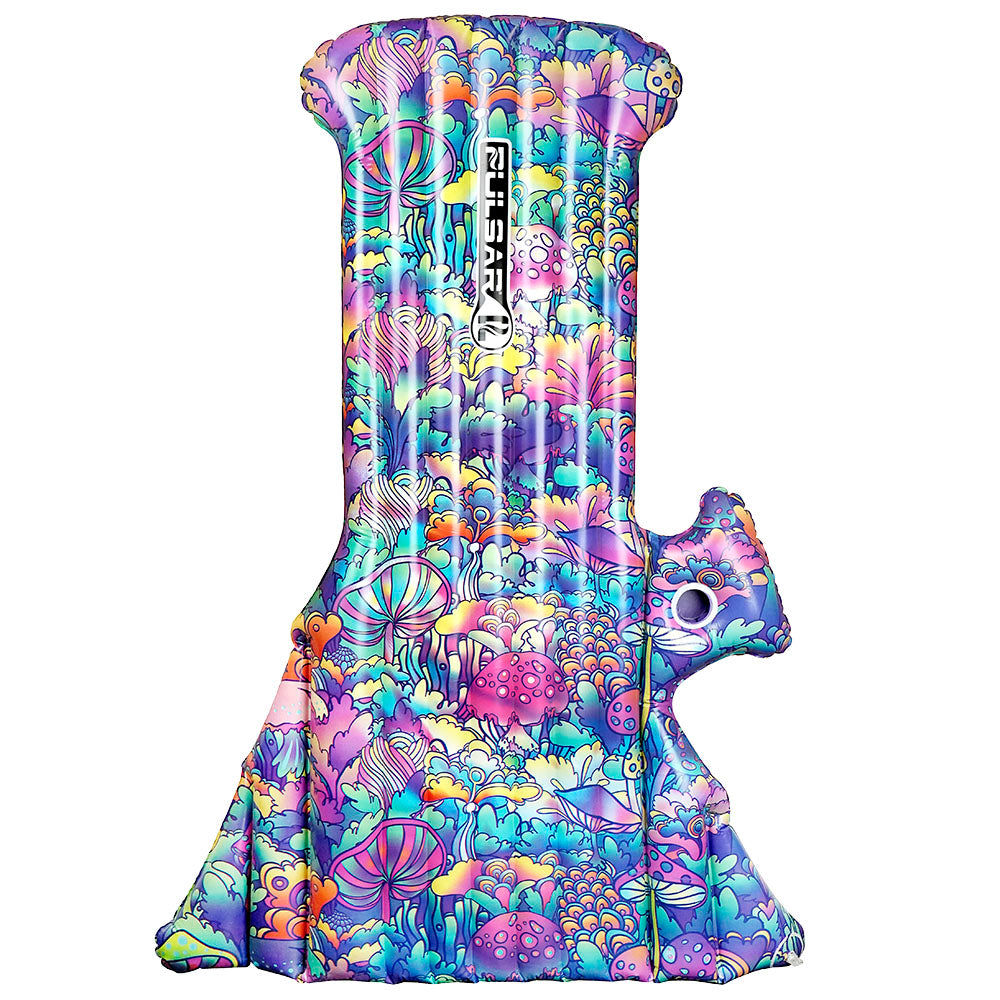 Pulsar Inflatable Water Pipe Pool Float 6 Ft - Neon Shrooms Design 🌞 ...