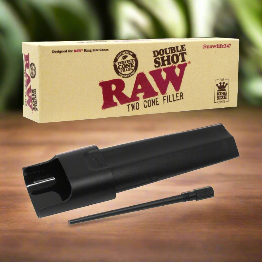 RAW Double Shot King Size Cone Filler | Dual Cone Filling Device — Kush ...