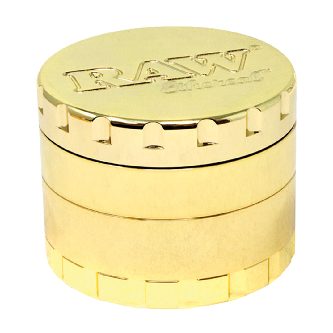 RAW Ethereal 4-Piece Gold-Plated Grinder | Premium Stainless Steel ...