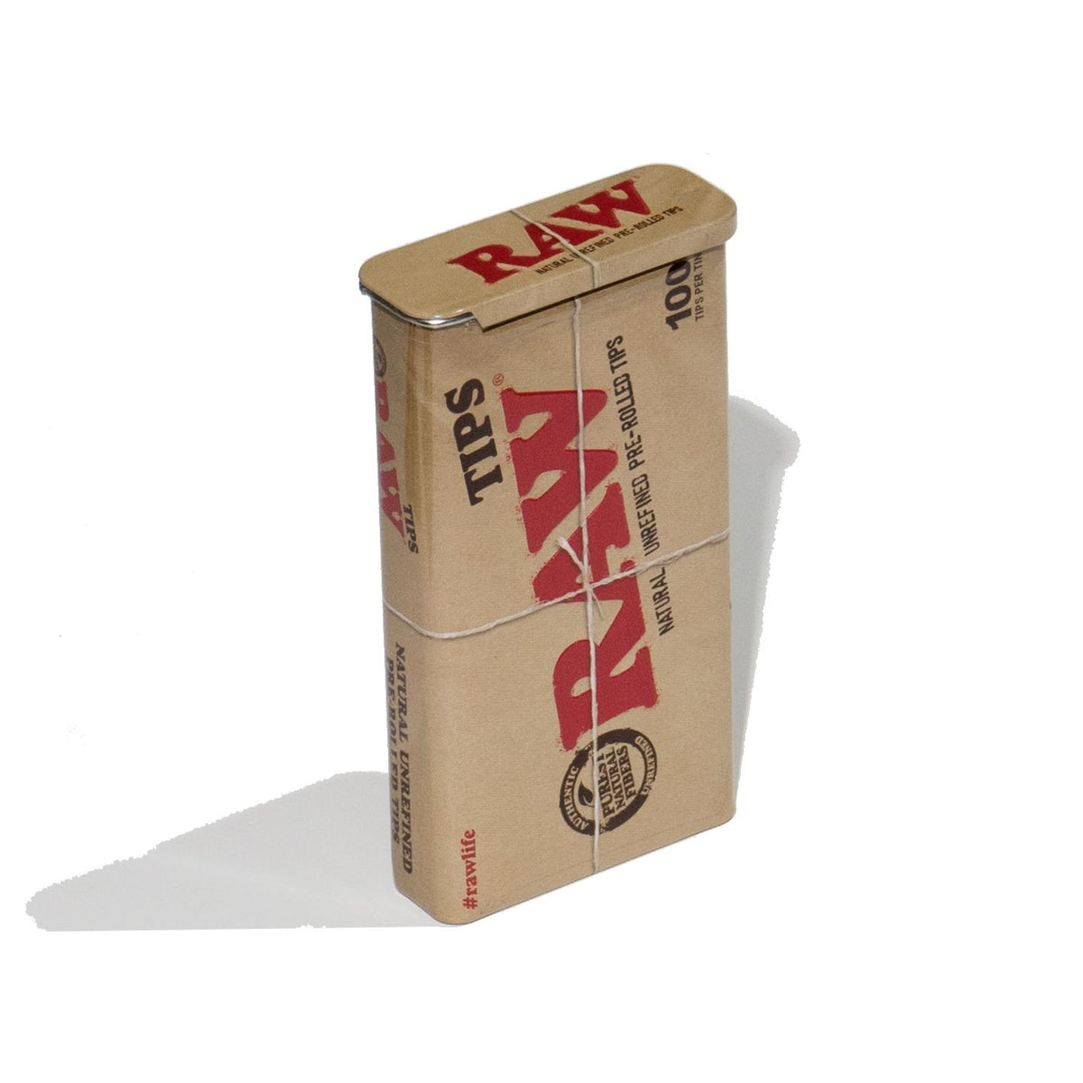 RAW Pre-Rolled Rolling Tips 100ct Tin — Kush Cargo