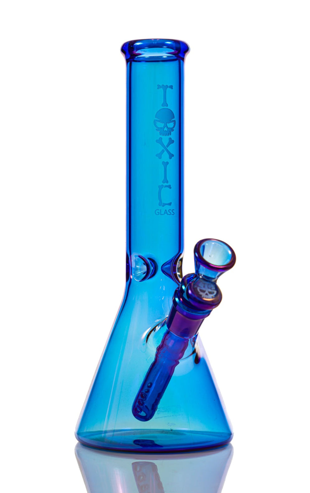 Toxic Glass 10" Electroplated Beaker Bong - Only $69 — Kush Cargo