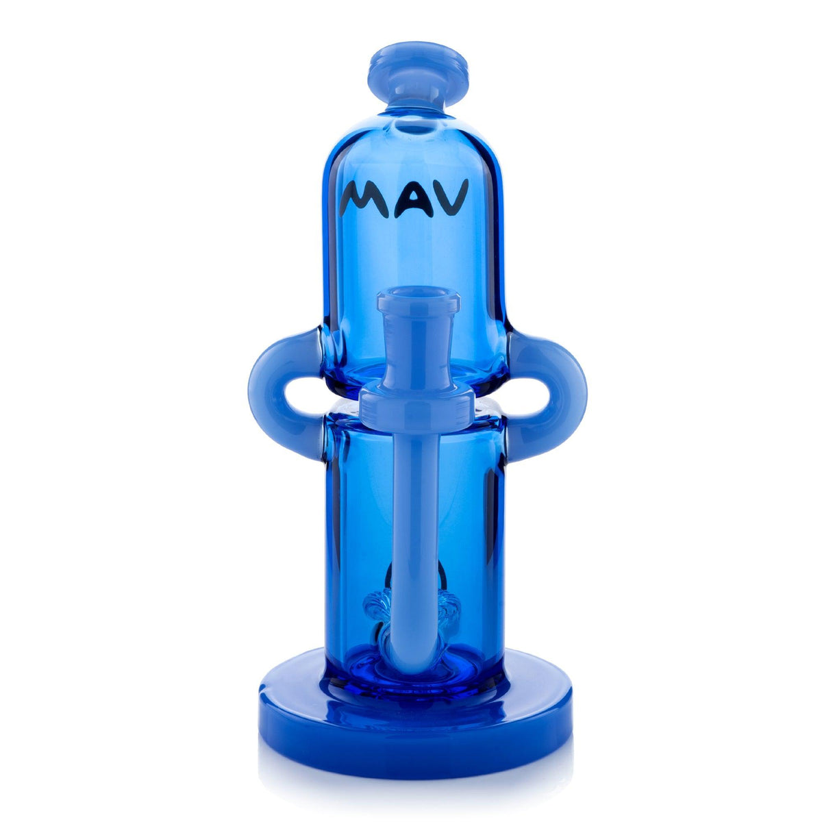 MAV Glass Double Uptake 8" Dab Rig | 3 Colors | USA Made | KushCargo ...