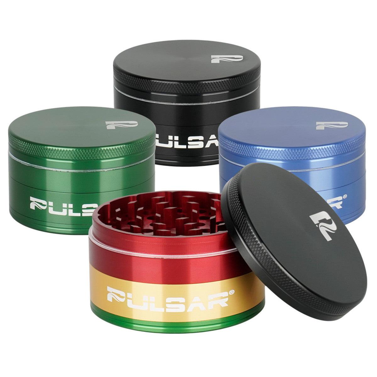 Pulsar 4 Piece Aluminum Grinder | Fast & Free Shipping - KushCargo ...