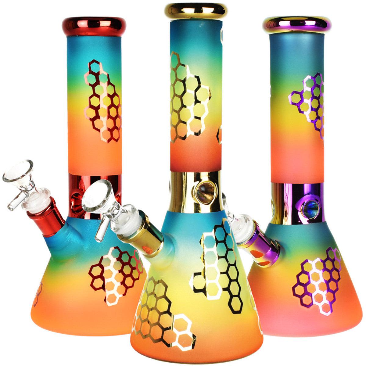 Rainbow 10 Inch Beaker Bong | Cheap Bong | Fast Shipping — Kush Cargo