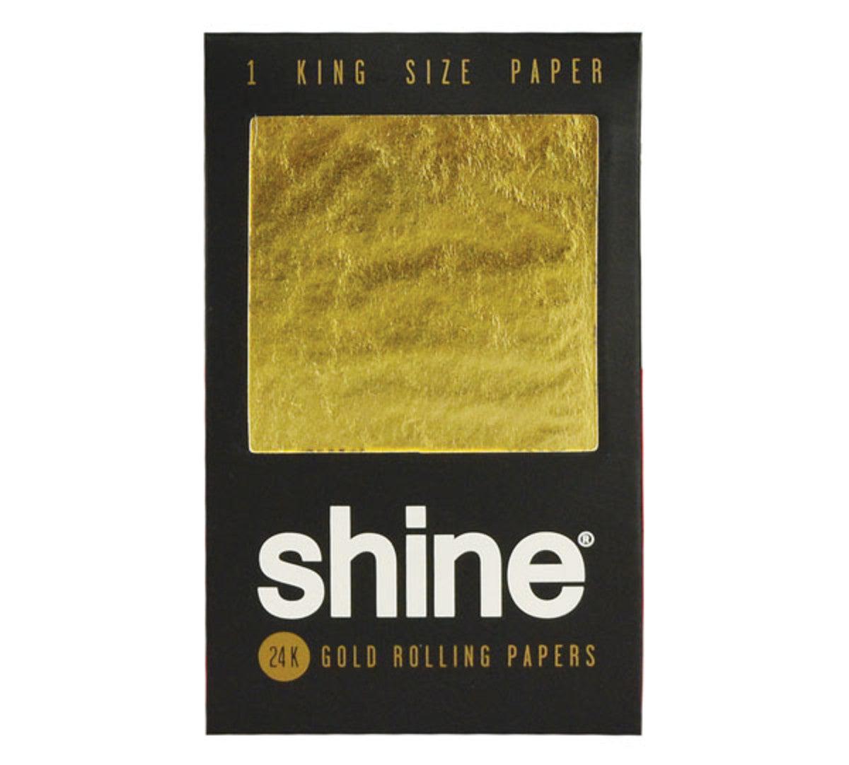 Shine 24K Gold Rolling Paper King Size | On Sale Kushcargo.com — Kush Cargo