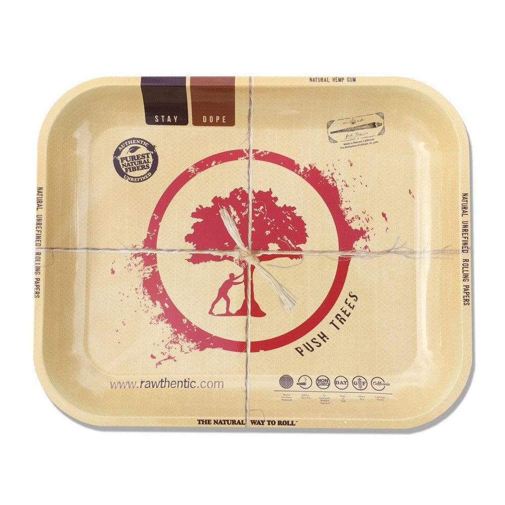 Push Trees x RAW Rolling Tray — Kush Cargo