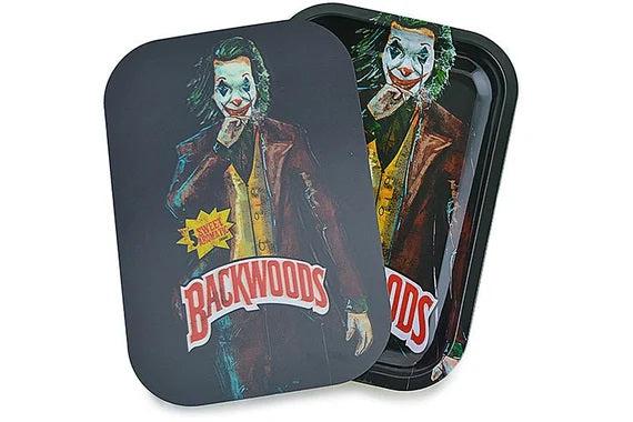 Backwoods Metal Rolling Tray With Lid - Joker — Kush Cargo