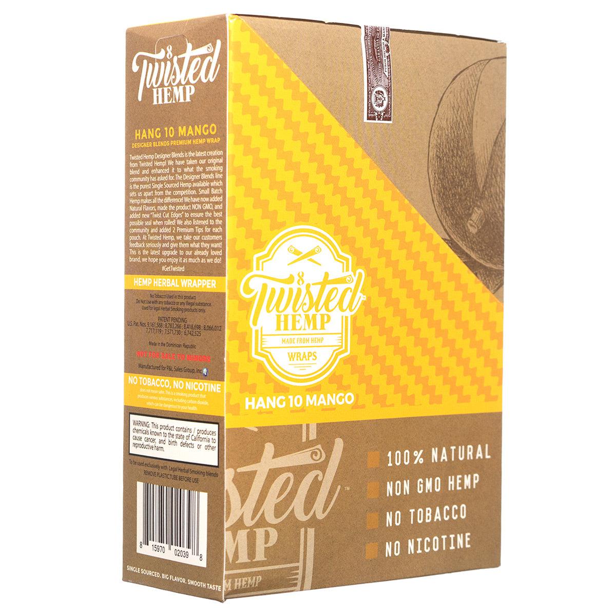 Twisted Hemp "Hang 10 Mango" Hemp Wraps — Kush Cargo